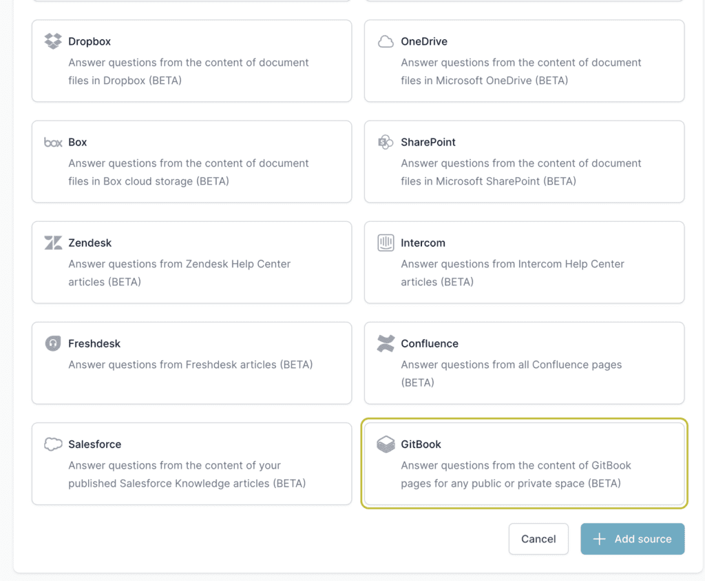 Training a Chatbot from Gitbook - DocsBot AI